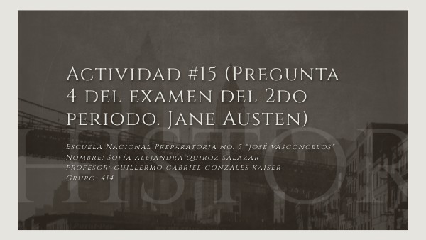 PRESENTACIÓN HISTORIA II