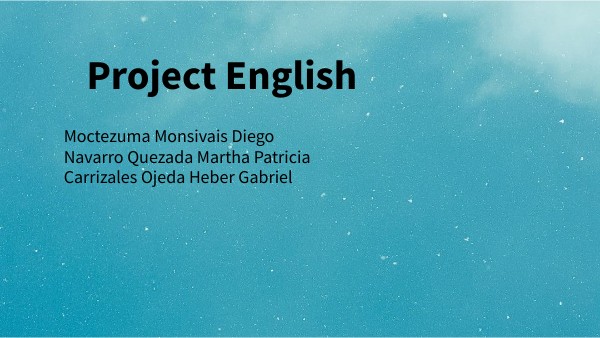 Project English | Genially