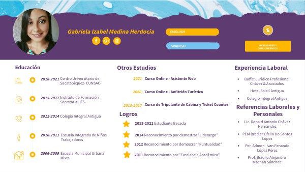CV GABRIELA MEDINA