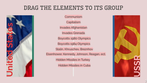 Cold War US vs. USSR