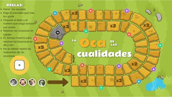La oca de las cualidades | Genially