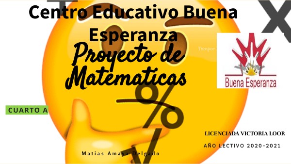 proyecto de matematicas
