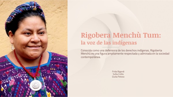 Rigoberta Menchù | Genially