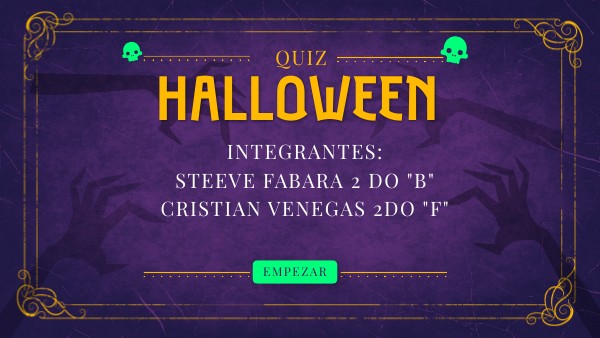 QUIZ HALLOWEEN | Genially