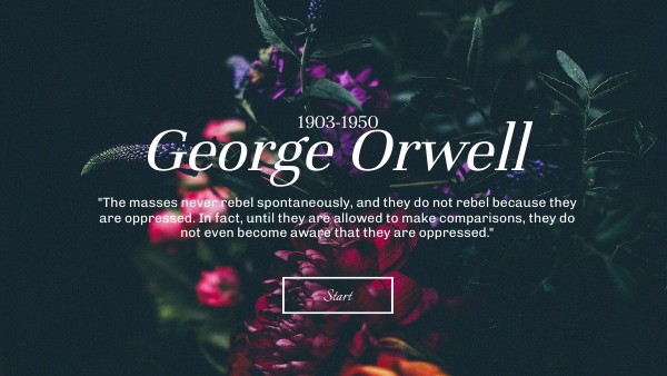 GEORGE ORWELL | Genially