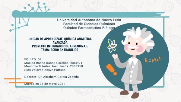 PIA AVANZADA EQ. 06 | Genially