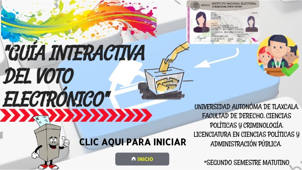 GUIA INTERACTIVA DEL VOTO ELECTRONICO | Genially