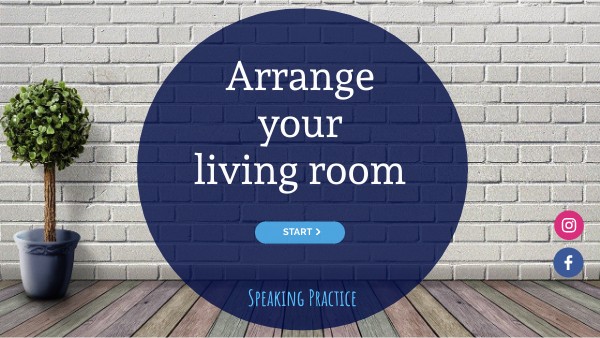 Copy - Christmas living room- speaking practice | Genially