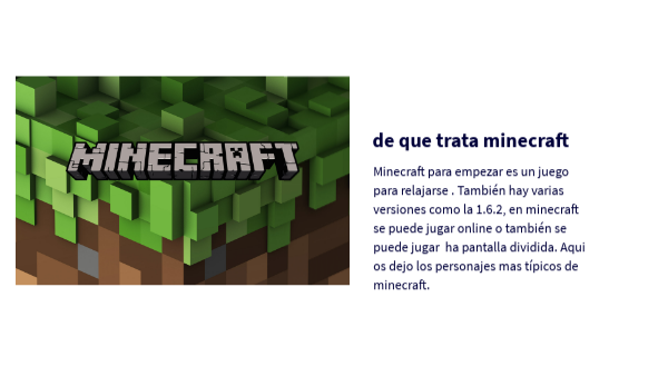 aprende que es minecraft | Genially
