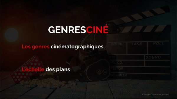 GENRES CINÉMATOGRAPHIQUES | Genially
