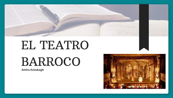 El Teatro Barroco