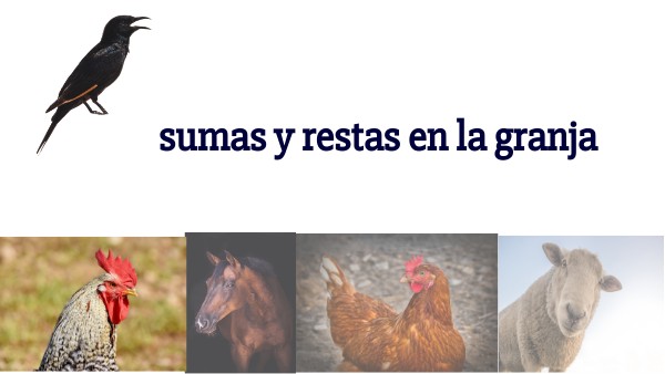 Sumas y restas en la granja