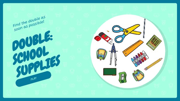 DOUBLE school supplies | Genially