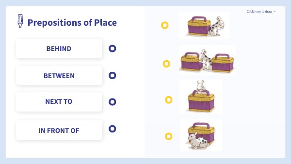 PREPOSITIONS OF PLACE | Genially
