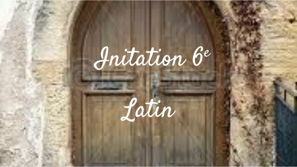 quizz innitiation 6e | Genially