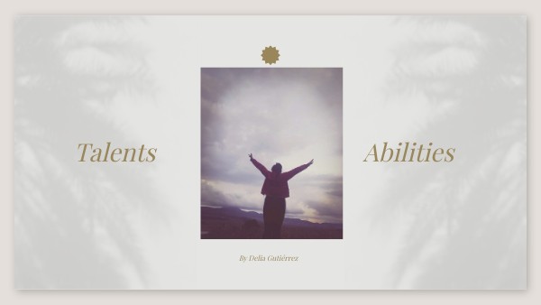 Talents or abilities | Genially