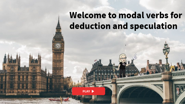 Modals for Deduction and speculation. | Genially