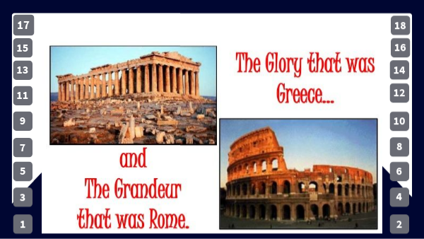 Questions about Rome and Greece