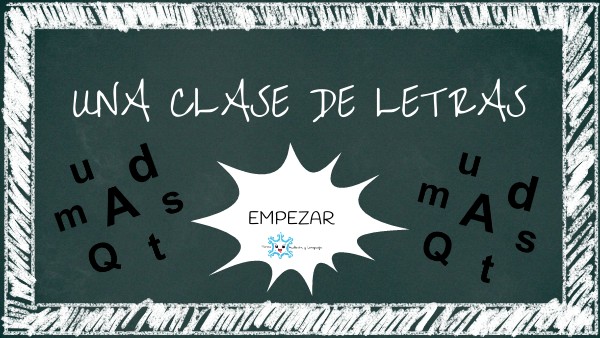 UNIDAD 1* UNA CLASE DE LETRAS