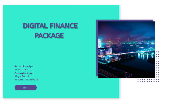 DIGITAL FINANCE PACKAGE