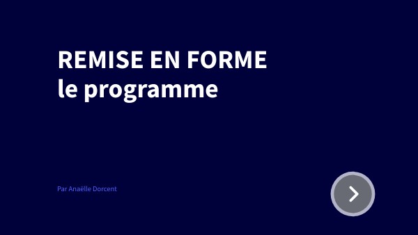 remise en forme | Genially