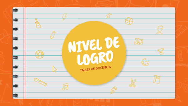 NIVEL DE LOGRO