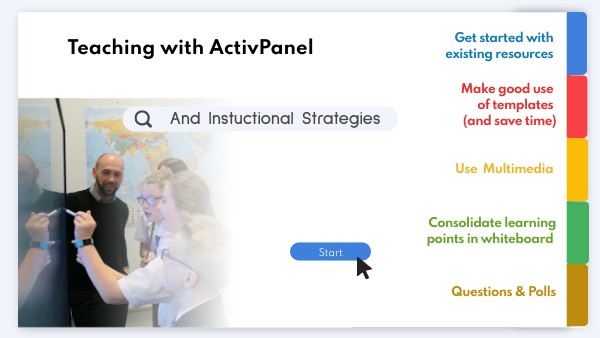 Teaching with ActivPanel (WIP) | Genially