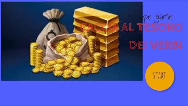 CACCIA AL TESORO DEI VERBI | Genially