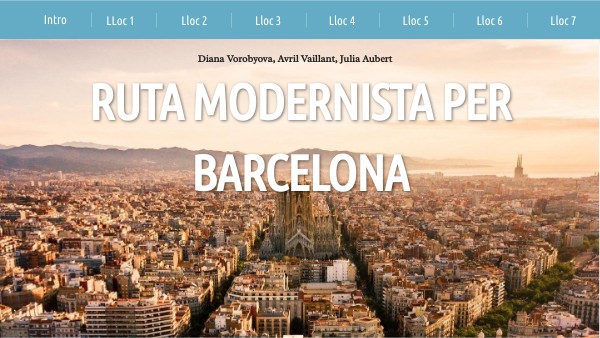 Itinerari Barcelona | Genially