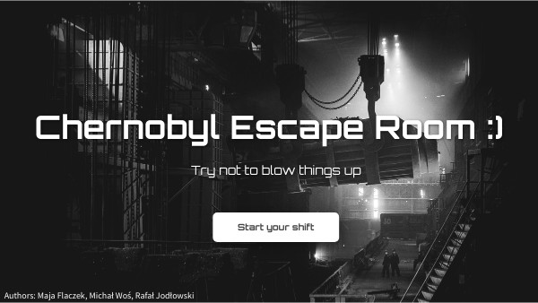 Chernobyl escape room