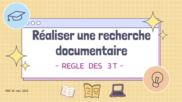 Réaliser une recherche documentaire | Genially