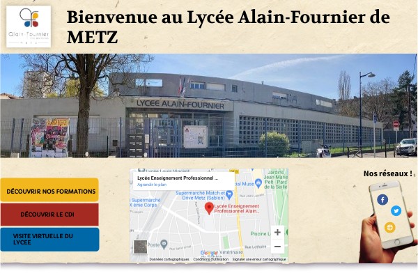 Bienvenue au Lycée Alain-Fournier de Metz | Genially