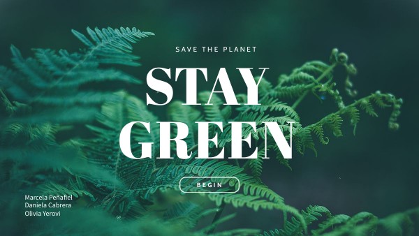 STAY GREEN