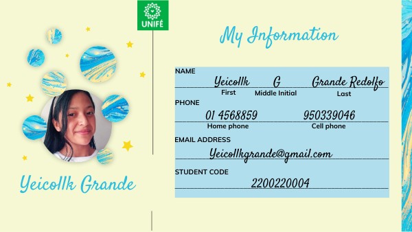 My Personal Card | Genially