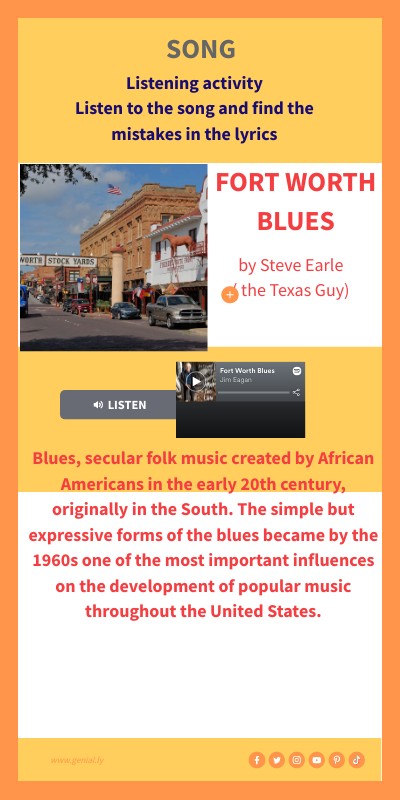 BLUES / Listening activity