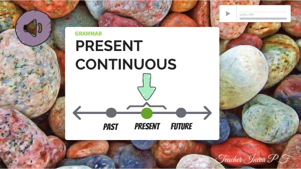 PRESENT CONTINUOUS TENSE. Teacher Ineva