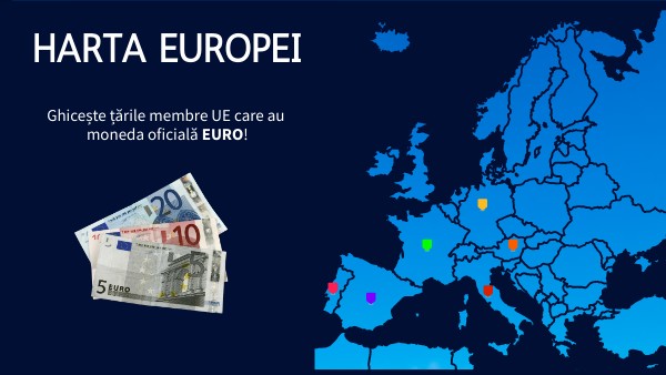 Țările UE care au moneda oficială EURO | Genially