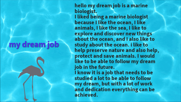 my dream job | Genially