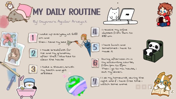 DAILY ROUTINE | Genially