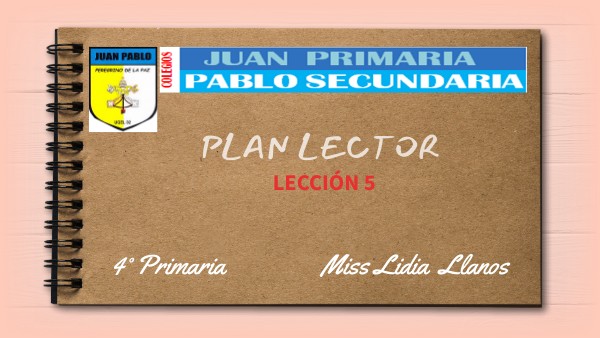 P.L 4° lección 5 | Genially