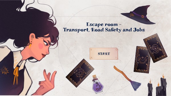 Transport, road safety and jobs ESCAPE ROOM | Genially