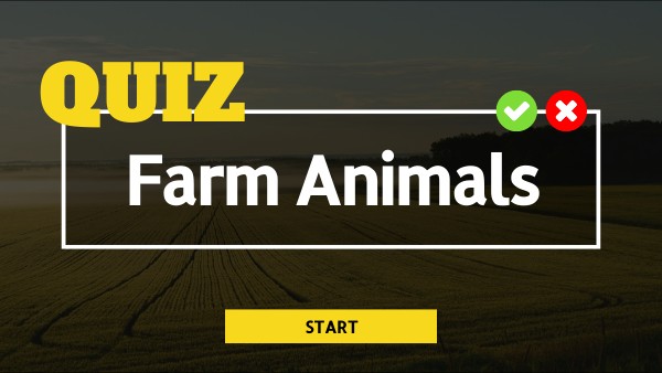farm animals QUIZ