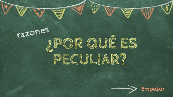 ORGANIZACIÓN PECULIAR