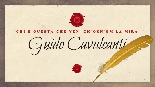 CAVALCANTI - Chi è questa che ven, ch'ogn'om la mira