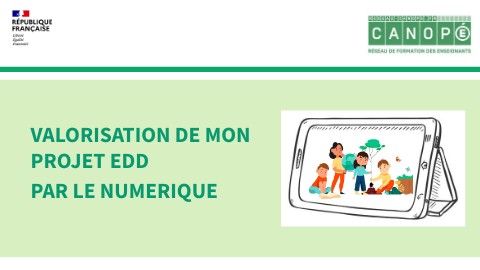 Valorisation numérique projet EDD