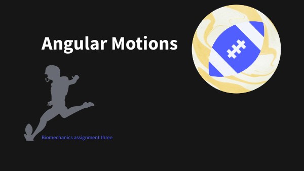 Angular Motion | Genially