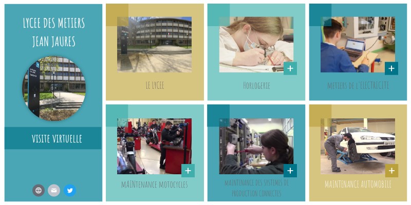 Visite virtuelle - Lycée des Métiers Jean Jaurès | Genially