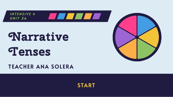 Unit 1 Intensive 4 Narrative Tenses | Genially