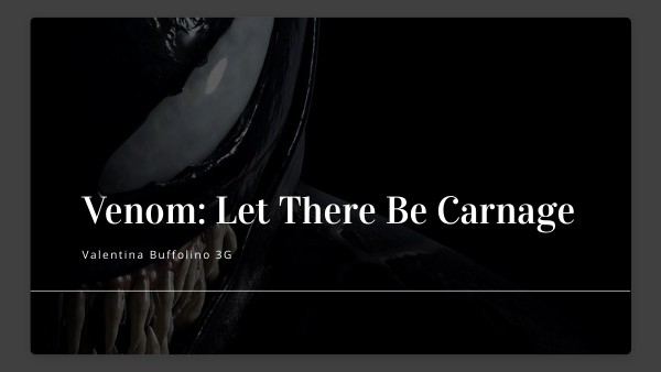 venom presentation | Genially