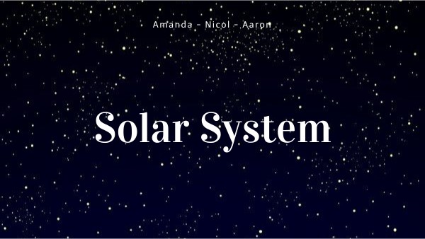 Solar System | Genially